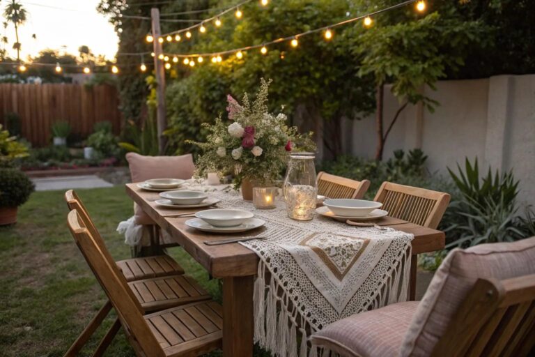 17+ Inspiring DIY Boho Backyard Party Ideas