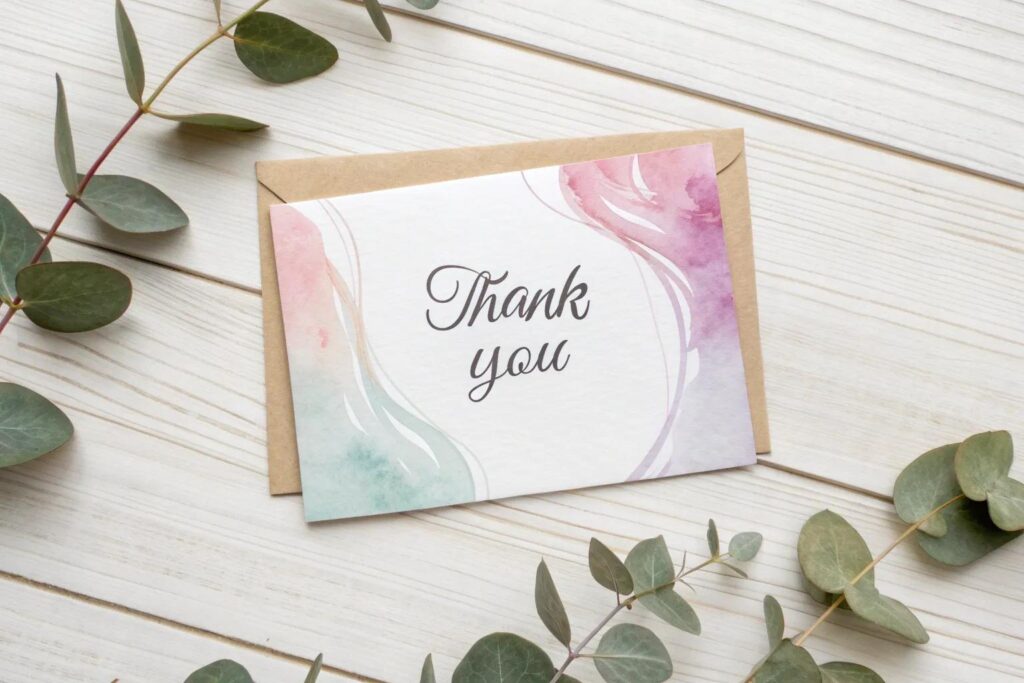 17+ Easy Watercolor Thank You Card Ideas