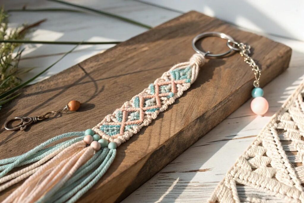 15+ Creative Macrame Keychain Ideas