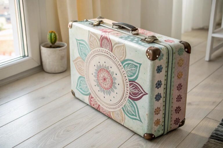 16+ Creative Painted Suitcase Ideas for Your Home