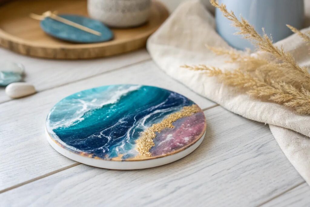 19+ Creative Resin Coasters Ideas for Your Home