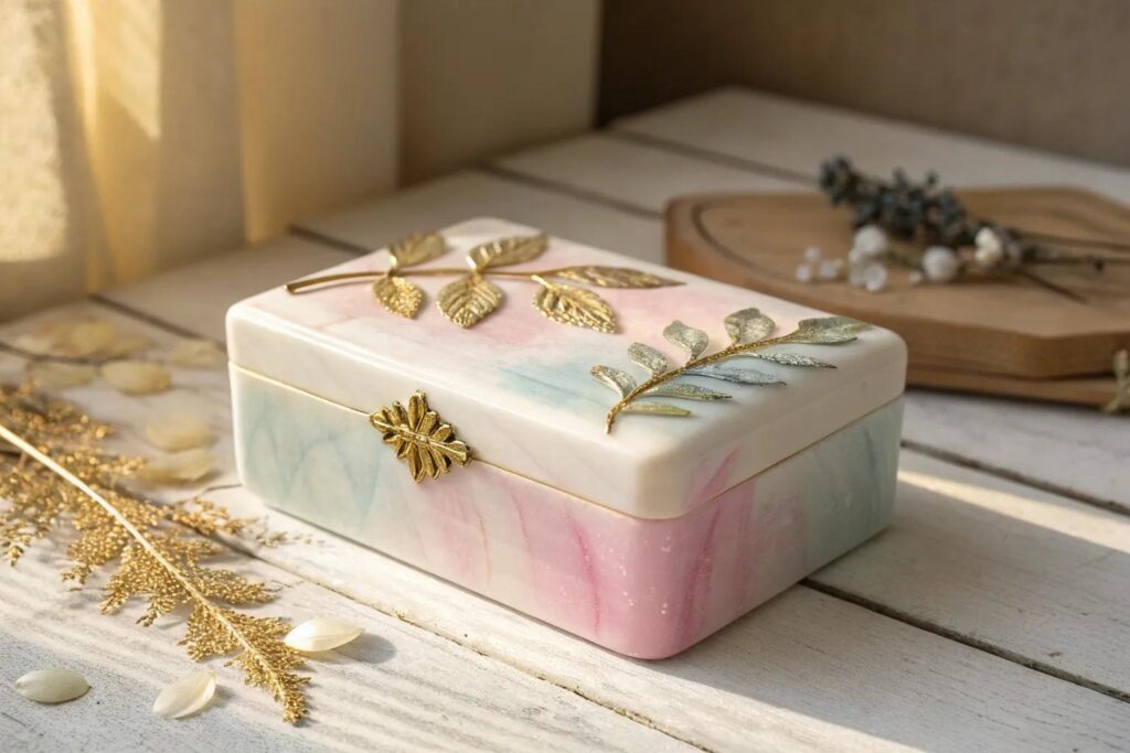 18+ Creative Resin Trinket Box Ideas to Try