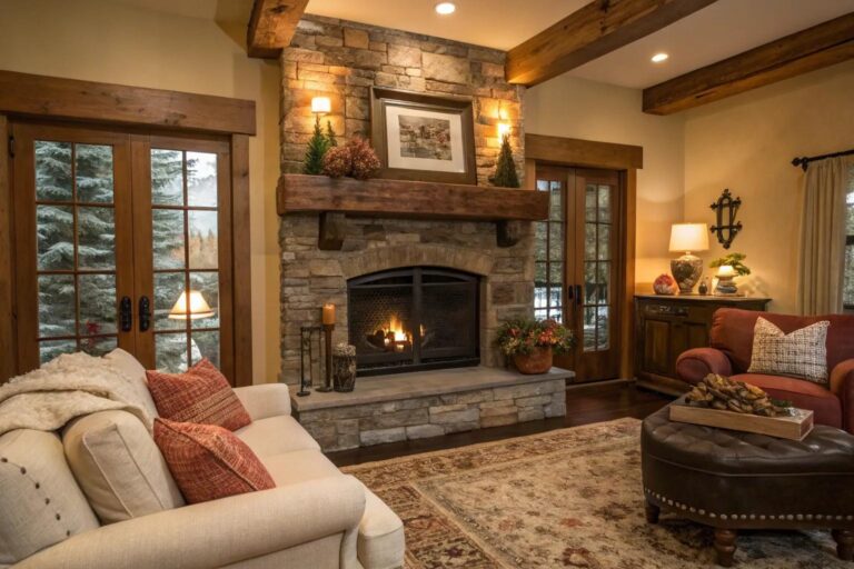 14+ Cozy Cabin Fireplace Ideas for a Warm Retreat