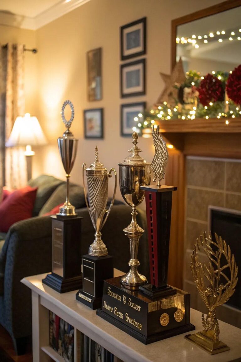 18+ Creative Ways to Display Trophies at Home