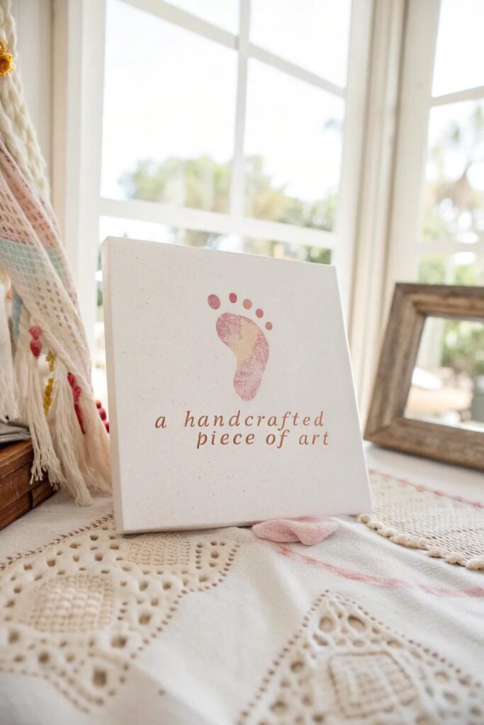 13+ Adorable Infant Footprint Art Ideas