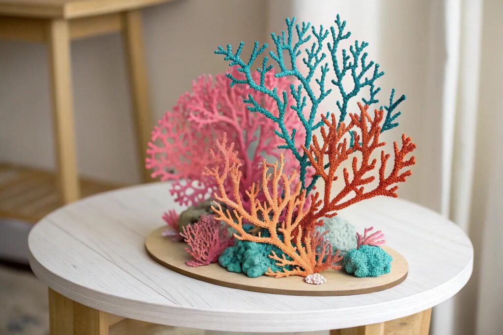 14+ Creative Coral Craft Ideas for Home Decor