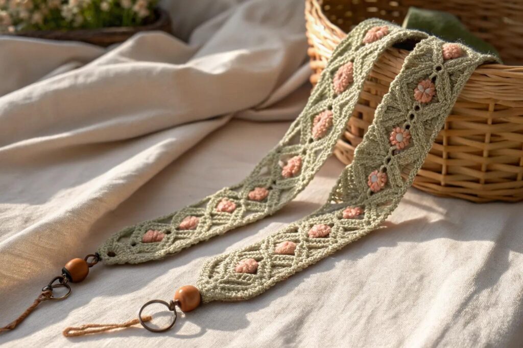 15+ Charming Crochet Bag Strap Ideas