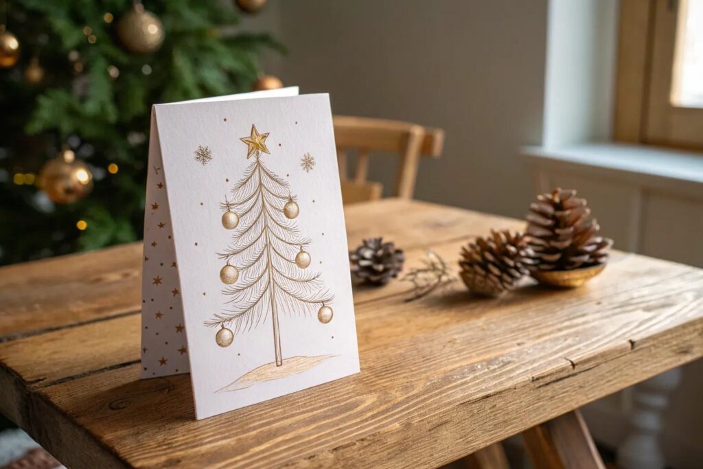 16+ Cute Christmas Card Ideas to Make at Home