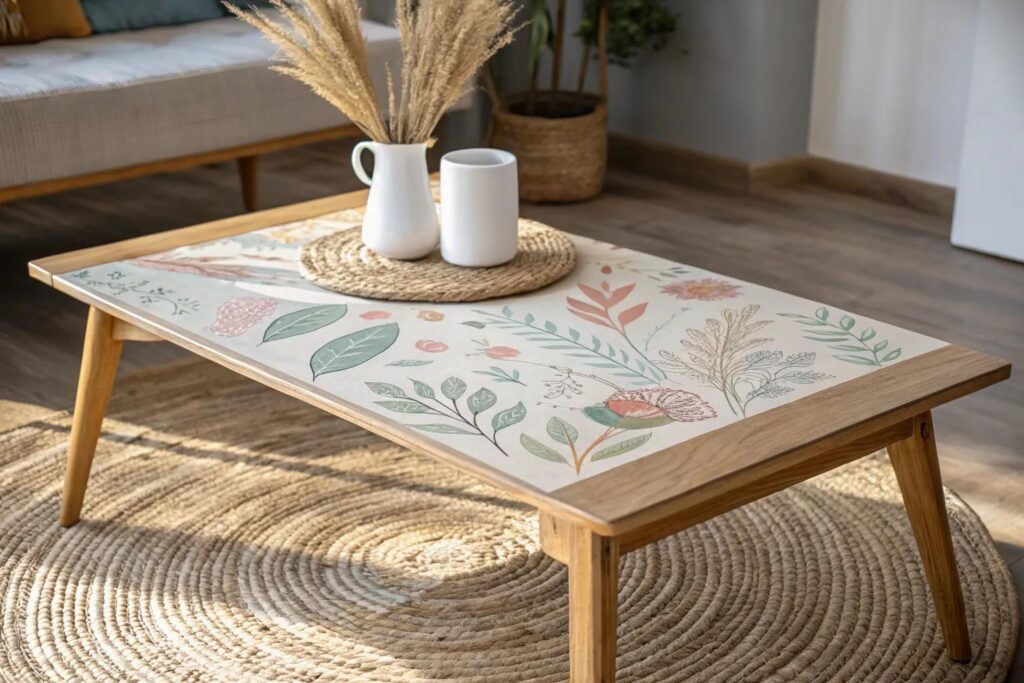 16+ Stylish Decoupage Coffee Table Ideas