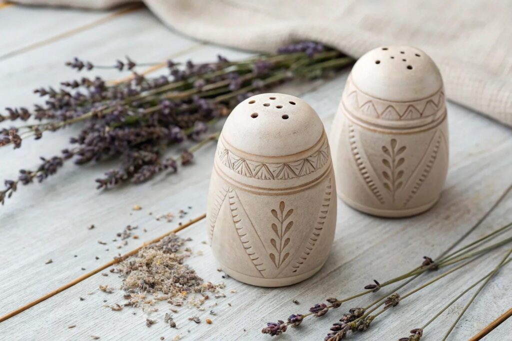18+ Creative DIY Clay Salt & Pepper Shaker Ideas