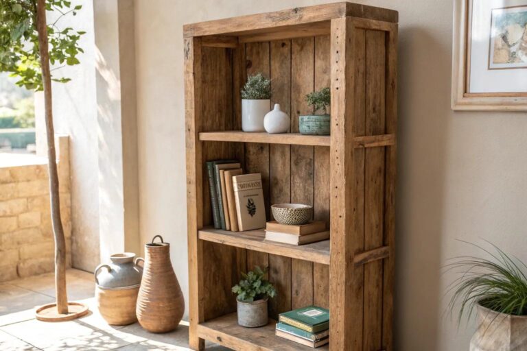 20+ Creative DIY Rustic Bookshelf Ideas