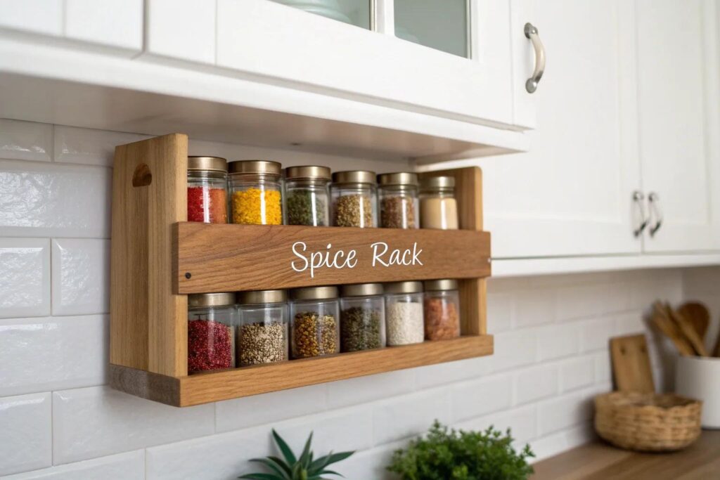 17+ Creative Handmade Spice Rack Ideas