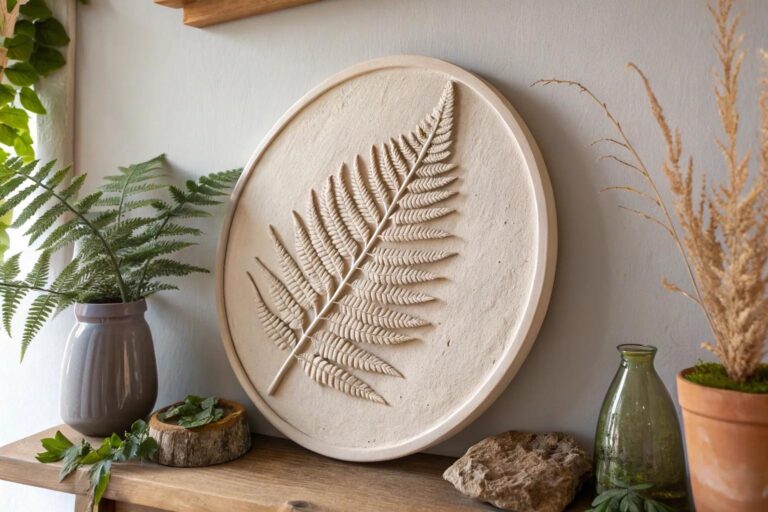 16+ Inspiring Nature-Inspired Clay Wall Art Ideas