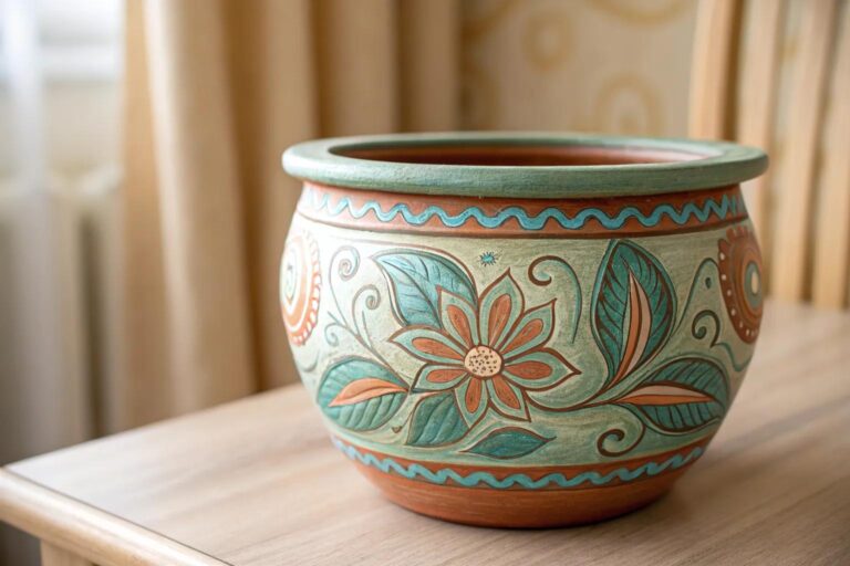 19+ Inspiring Painted Ceramic Clay Pot Ideas