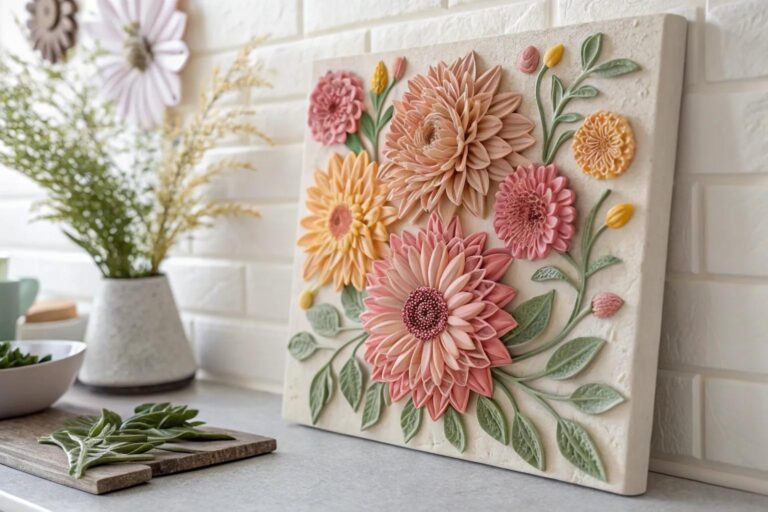 14+ Creative Polymer Clay Kitchen Wall Art Ideas