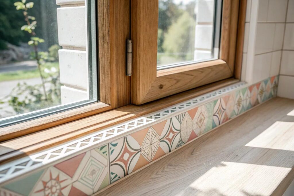 21+ Stylish Tile Window Trim Ideas