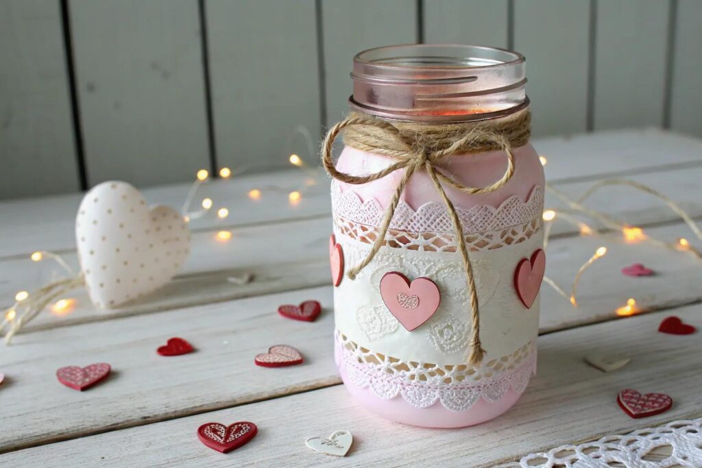 18+ Charming Valentine's Day Mason Jar Ideas