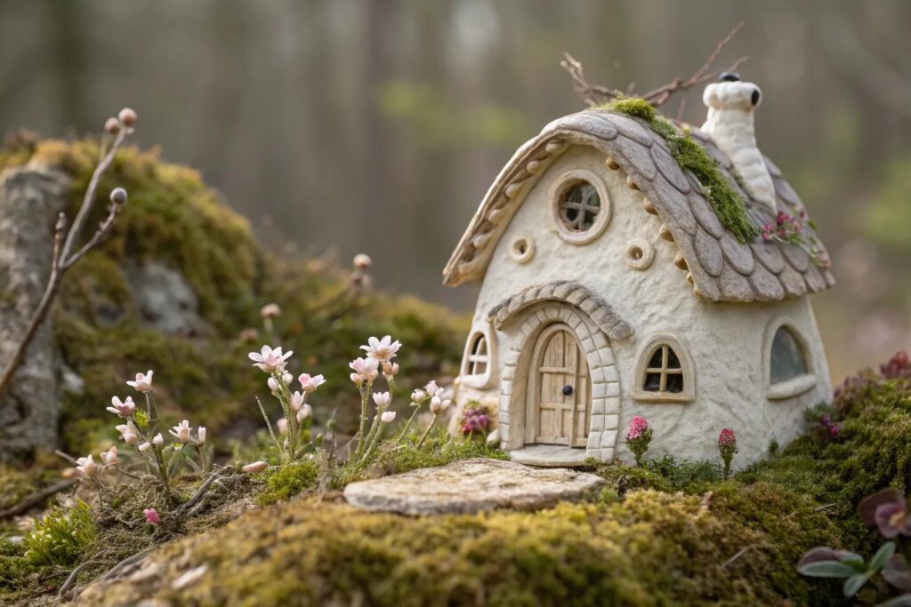 15+ Whimsical Clay Fairy Garden Ideas