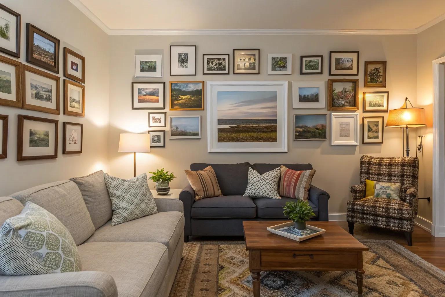 16+ Creative Picture Frame Layout Ideas