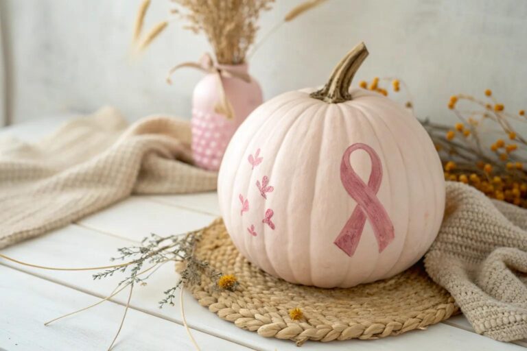 14+ Creative Breast Cancer Awareness Pumpkin Ideas