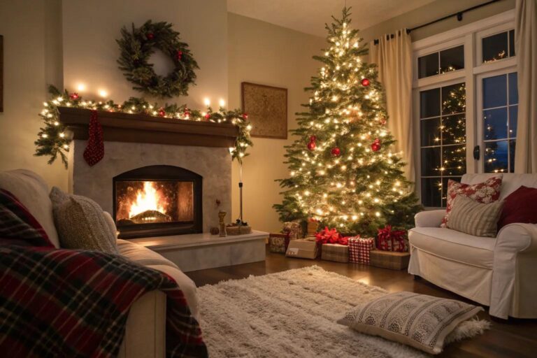 18+ Cozy Christmas Light Ideas for Indoors