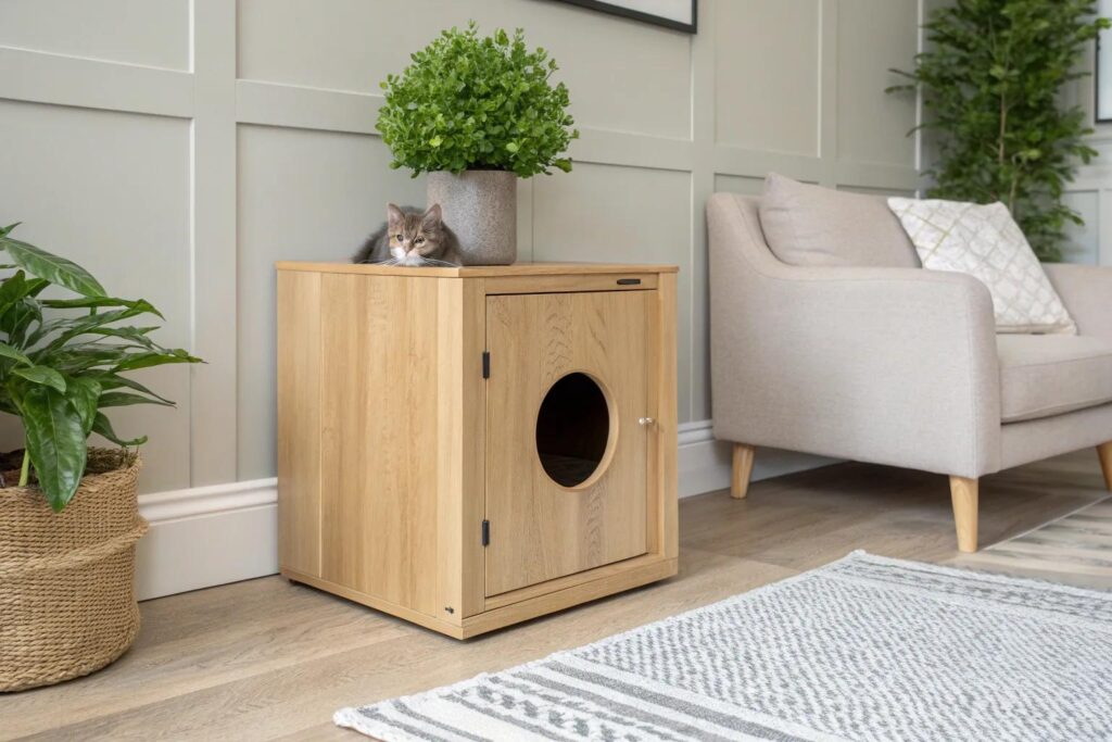 20+ Creative DIY Litter Box Enclosure Ideas