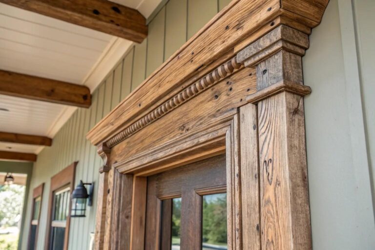 17+ Stylish Farmhouse Trim Ideas for Doors