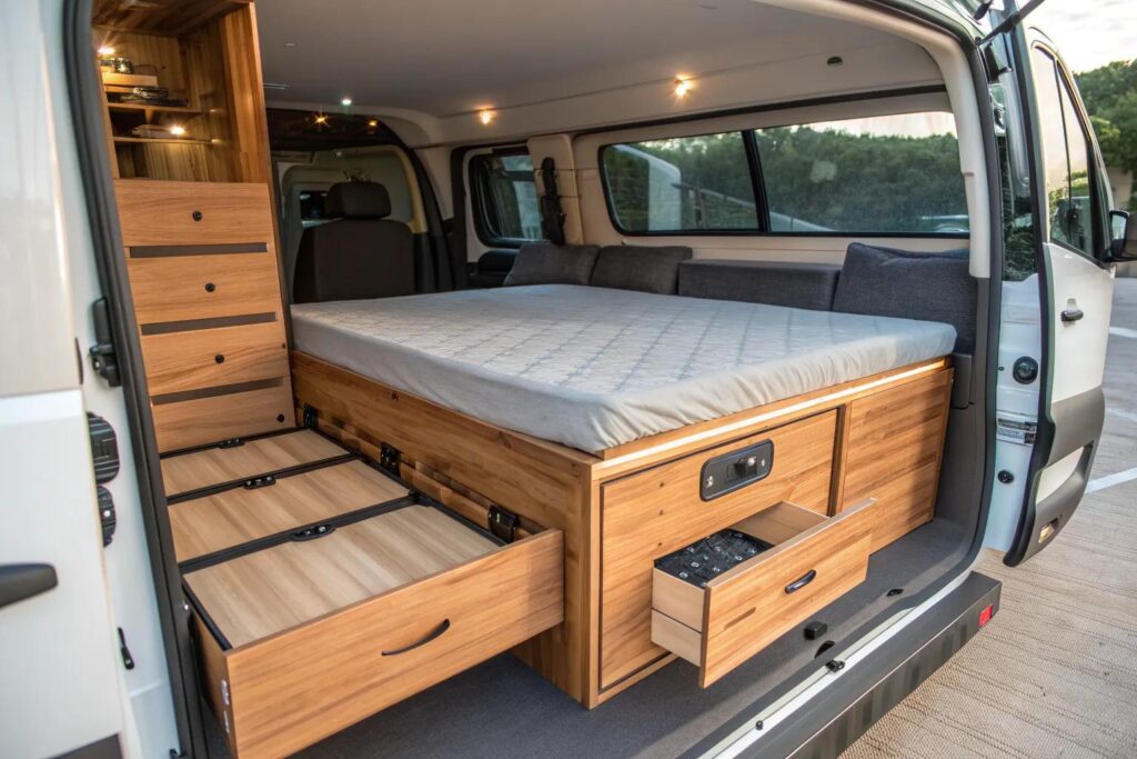 20+ Cozy Small Van Bed Ideas for Your Next Adventure