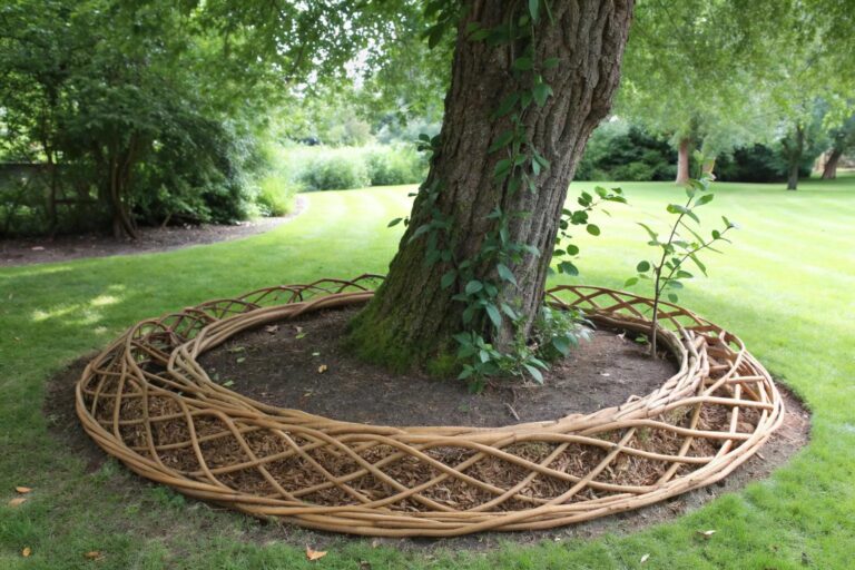 18+ Creative Tree Ring Edging Ideas for Your Garden