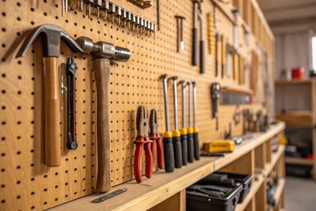17+ Smart Pegboard Tool Organization Ideas