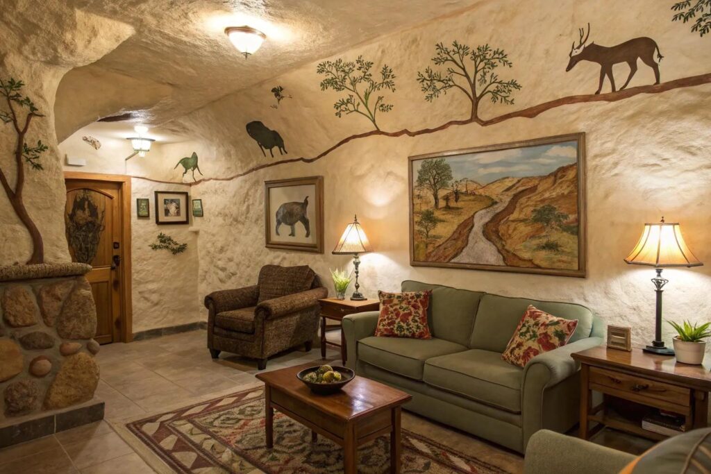 18+ Clever Small Narrow Basement Ideas