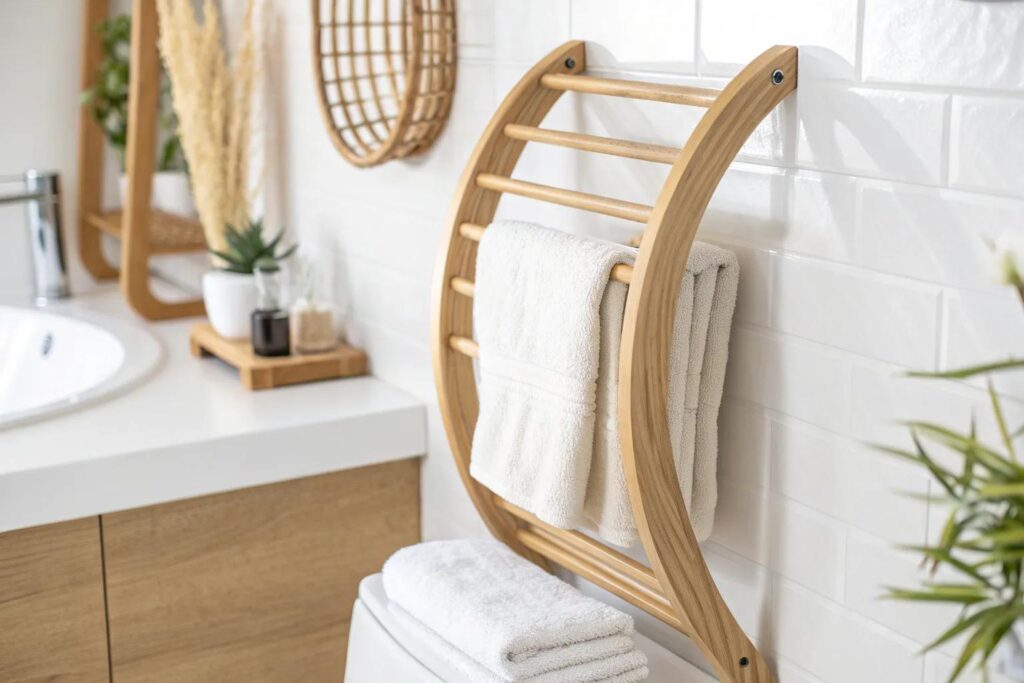 18+ Creative Towel Rack Ideas for Your Home
