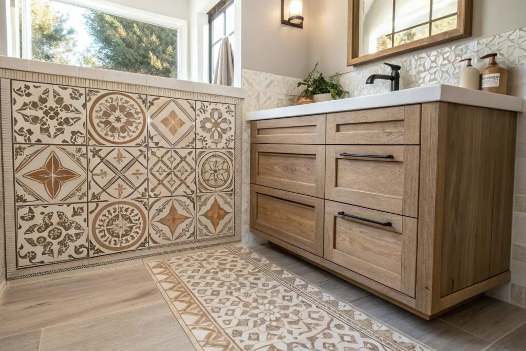 14+ Stunning Gray Bathroom Tile Ideas