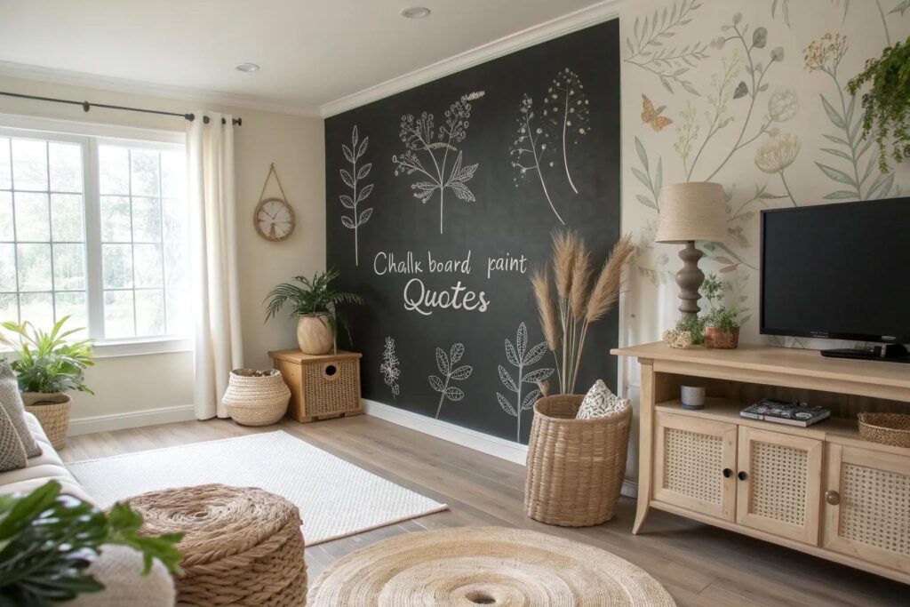 18+ Inspiring Chalk Paint Wall Ideas for Your Home