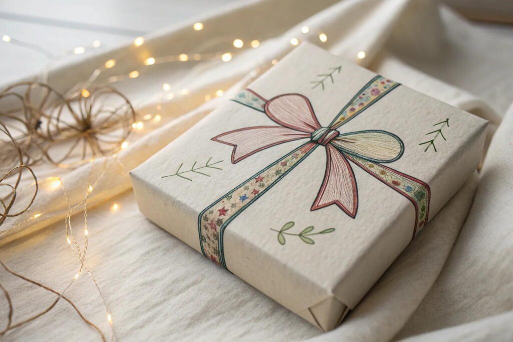 5+ Creative Christmas Gifts Drawing Ideas