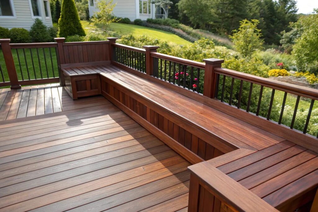 15+ Creative Deck Bench Instead of Railing Ideas