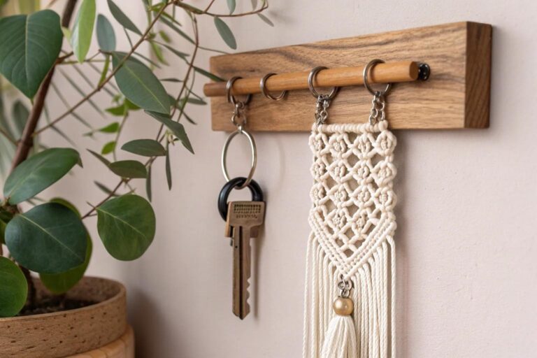 15+ Creative DIY Key Holder Ideas for Your Wall