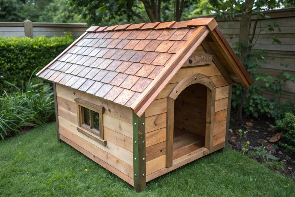 20+ Creative Dog House Roofing Material Ideas