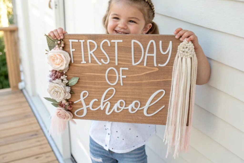 11+ Creative First Day of School Sign Ideas