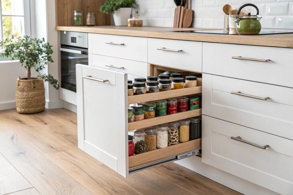 17+ Clever Hidden Spice Rack Ideas for Your Kitchen
