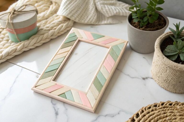 17+ Creative Popsicle Stick Picture Frame Ideas