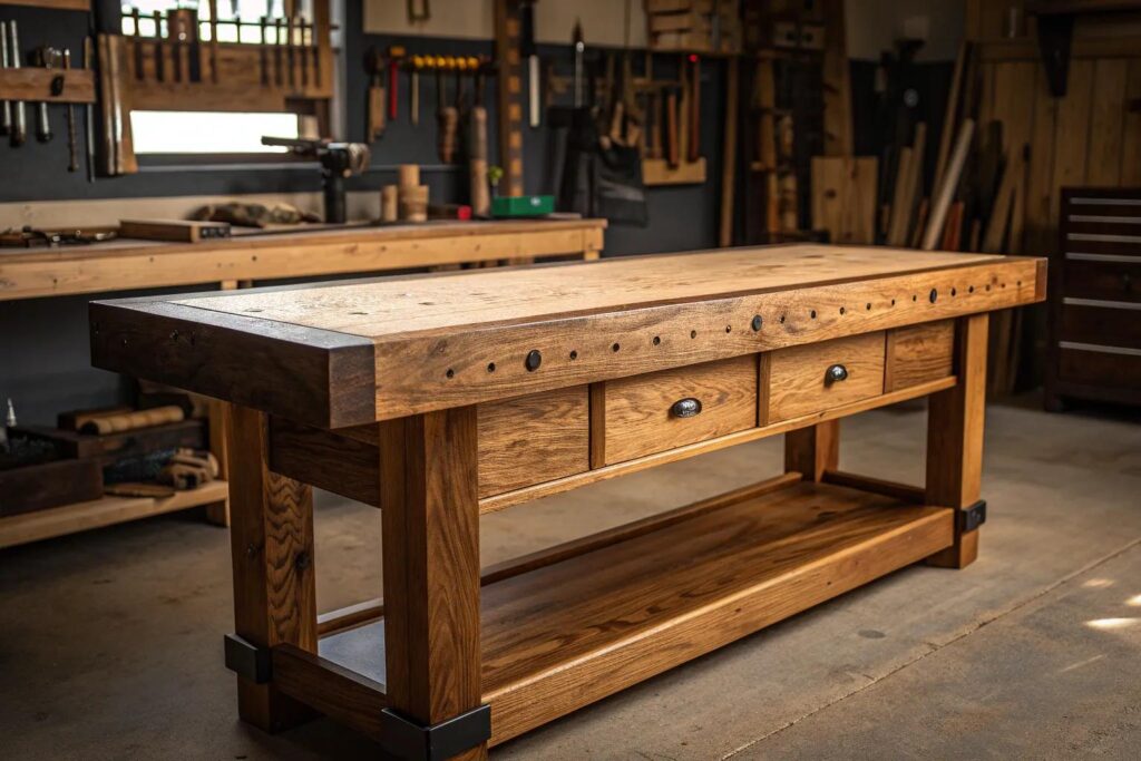 20+ Inspiring Wood Work Bench Ideas for Your Space