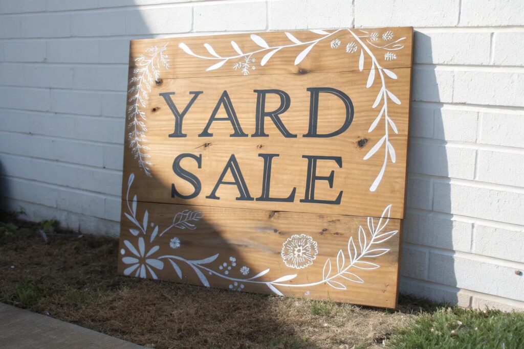 13+ Creative Yard Sale Sign Ideas You’ll Love