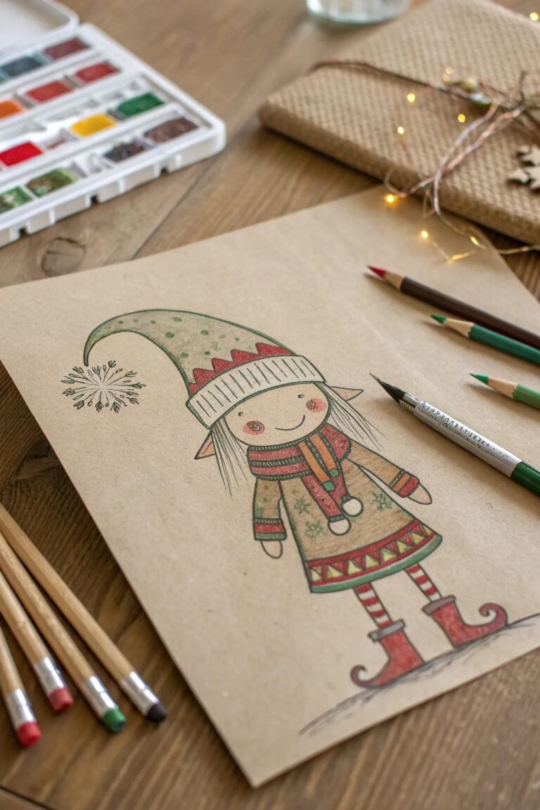 6+ Charming Easy Christmas Drawing Ideas