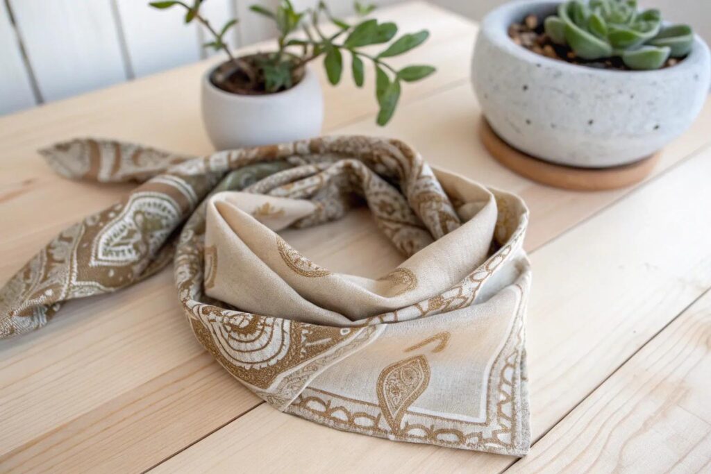 18+ Creative Bandana Folding Ideas for Stylish Homes