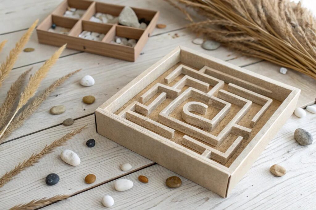 15+ Creative Cardboard Marble Maze Ideas