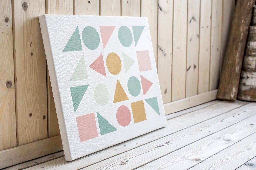 18+ Simple Geometric Painting Ideas for Your Home