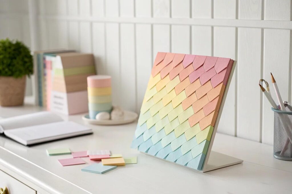 16+ Creative Sticky Note Art Ideas for Your Home