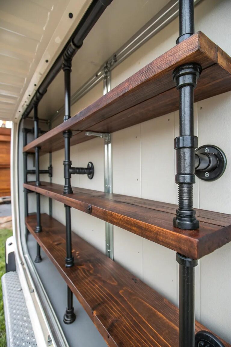 15+ Smart Enclosed Trailer Shelving Ideas