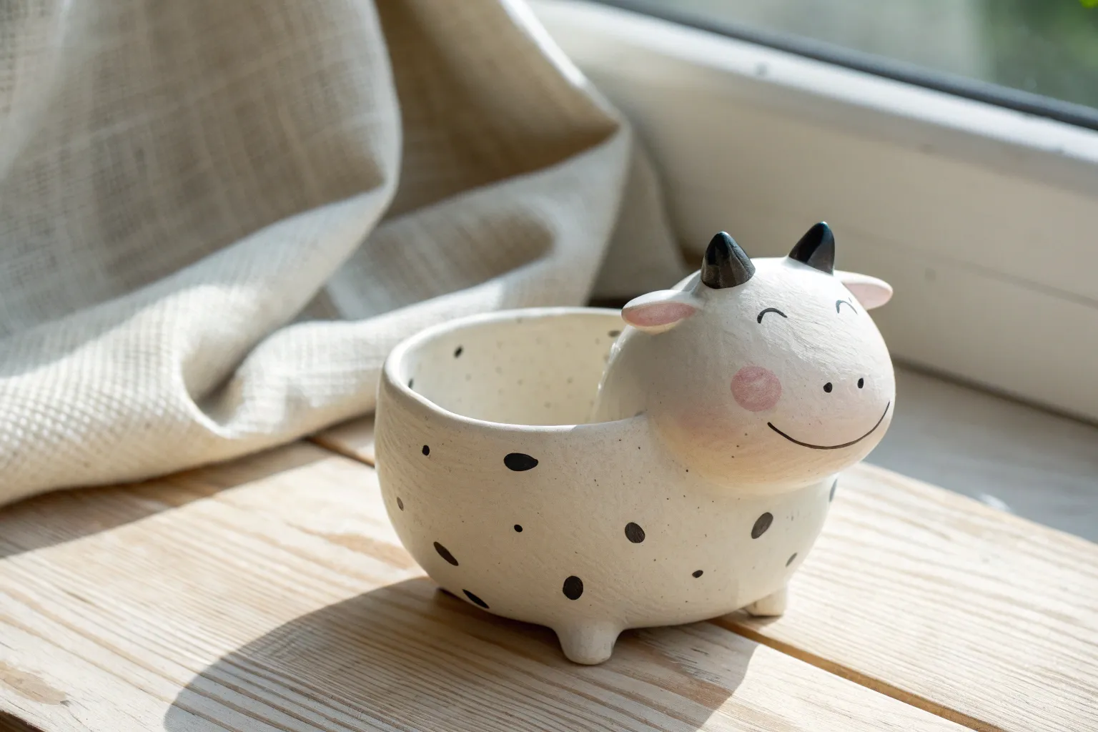 9+ Creative Pinch Pot Cow Ideas for Your Home - Casolia